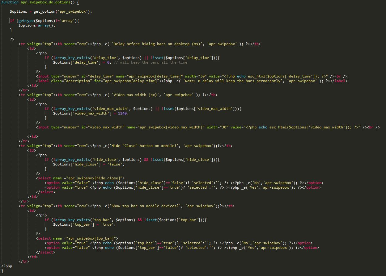 Swipebox Plugin for Wordpress | Alex Rusin Blog